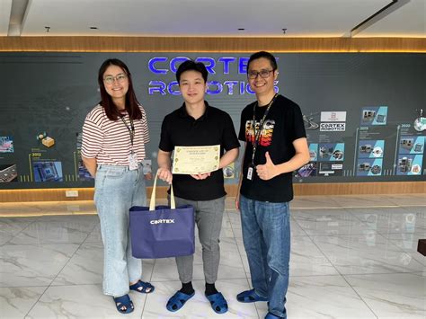 Cortex Robotics Sdn Bhd On Linkedin To Our Amazing Intern Today As You Complete Your