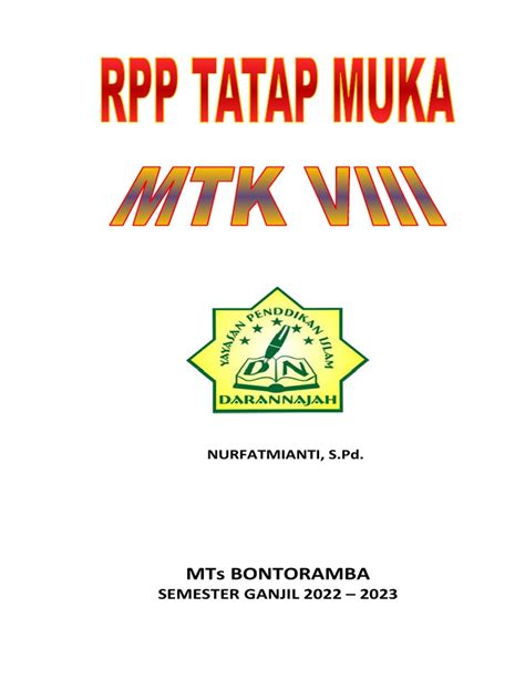 Sampul Rpp 1 Pdf