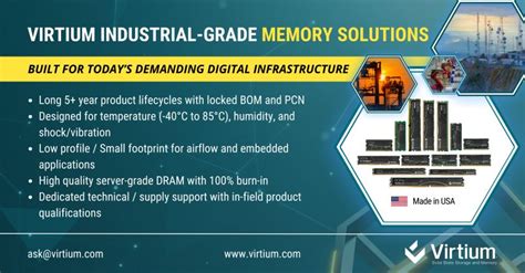 Virtium Llc On Linkedin Memory Storage Dram Ssd Industrial