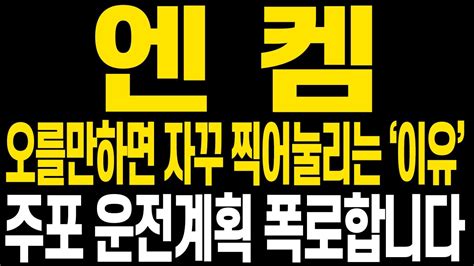 엔켐 주가전망 현 주가 상황에 대해 점검하고 앞으로 주가전망까지 이어서 짚어드립니다 꼭 확인하시고 다시 찾아올 상승랠리 함께