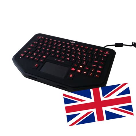 Havis Rugged Usb Backlit Keyboard Uk Evp Emergency Vehicle Products