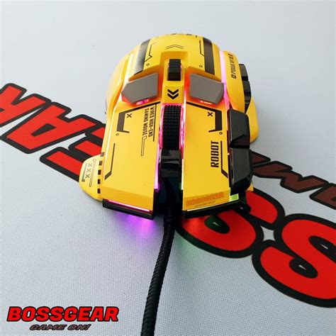 Chuột Gaming ROBOT G LED RGB DPI Có phần mềm Macro BOSSGEAR