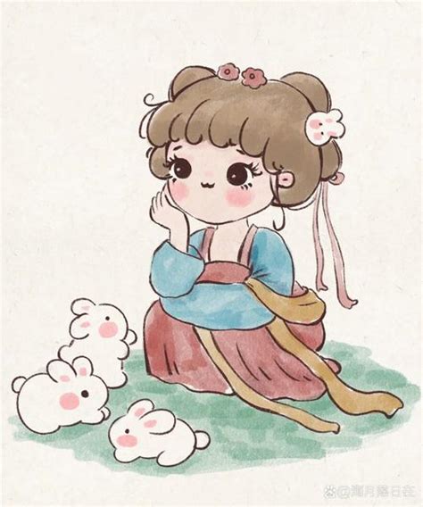 画古装儿童画儿童画图片大全