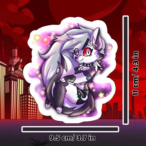Loona Sticker Chibi Helluva Boss Sexy Loona Vinyl Etsy