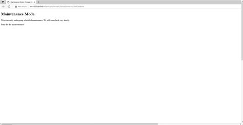 Help Troubleshooting Software Installation Maintenance Mode Error Message
