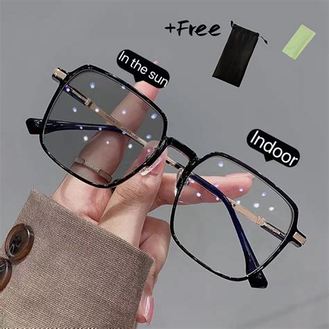 Anti Radiation Photochromic Eyeglass With Grade 50 75 125 150 175 225 275 325 375 400