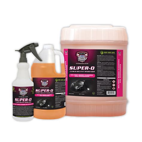 Auto Valet Solvent Based Cleaners And Degreasers