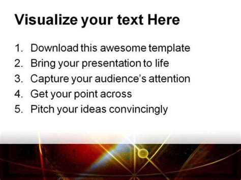 Orbit With Globe Abstract PowerPoint Templates And PowerPoint Backgrounds Templates