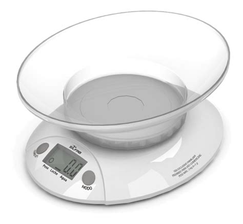 Balanza De Cocina Digital Silfab Super Compact Pesa Hasta 3kg Blanca
