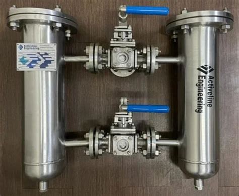 StainleSs Steel Ss Duplex Filter Housing Capacity 0 5 1 5 Inch At Rs