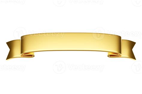 3d Label Ribbon Glossy Gold Blank Plastic Banner For Advertisment