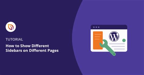 How To Add Different Sidebar To Different Pages Inwordpress