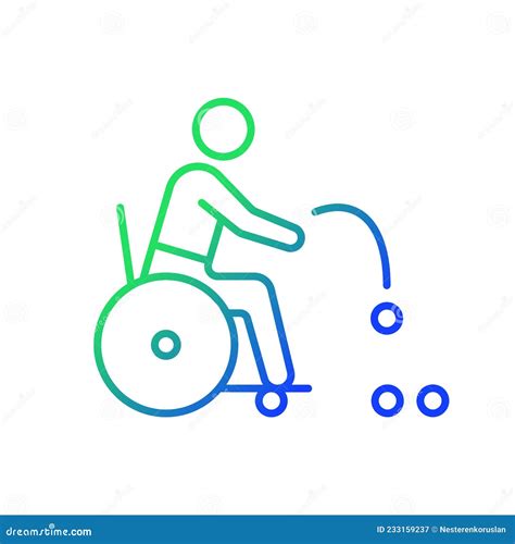 Sport Boccia Field And Equipment Vector Illustration Cartoondealer