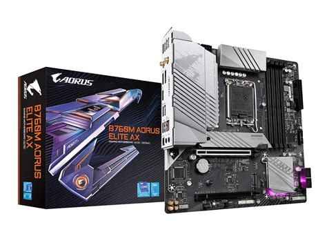 Amazon In Buy GIGABYTE B M AORUS Elite AX LGA Intel B M ATX DDR Dual M PCIe