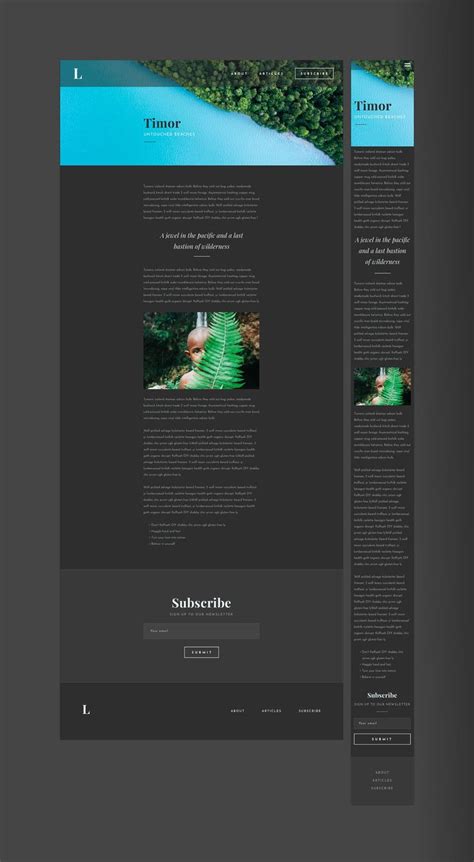 UI Kit Lava Blog Design Inspiration Blog Layout Design Website Template Design