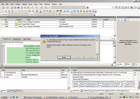 MiniDump Support In NET Jochen Kalmbach S Blog