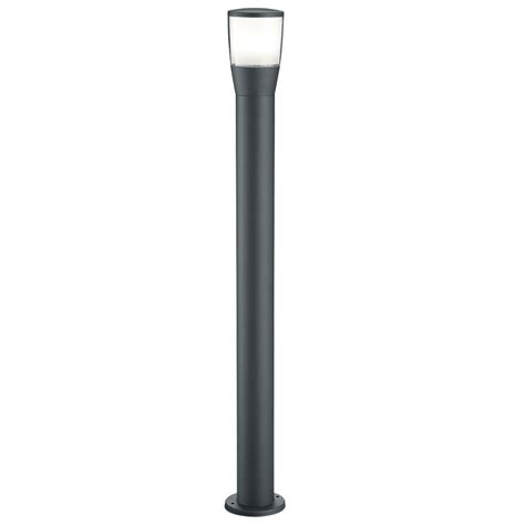 LED Außen Wand Strahler Garten Terrassen Steh Leuchte Hof Sockel Lampe ALU anthrazit ETC Shop