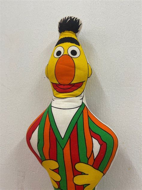 Bert Plush Toy Sesame Street Collection Of Plush Soft Toys Hobbies