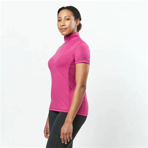 Dublin Kylee Short Sleeve Shirt Ii Ladies In Red Violet