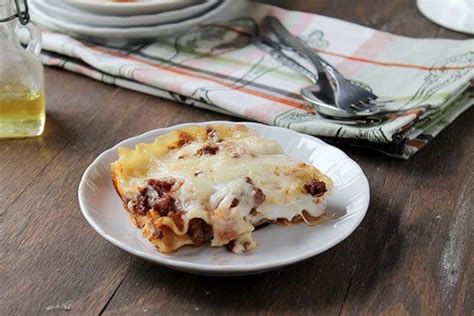 Lasagna Bolognese With Bechamel Sauce