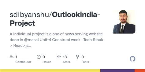 Github Sdibyanshuoutlookindia Project A Individual Project Is Clone