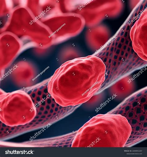 Activated Platelets Thrombocytes 3d Rendering Stock Illustration