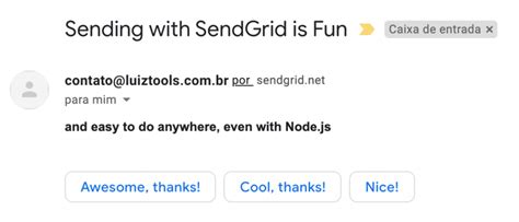 como enviar emails em node js usando sendgrid luiztools