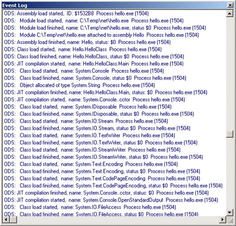 Net Internals The Profiling Apiprofilingapiutility