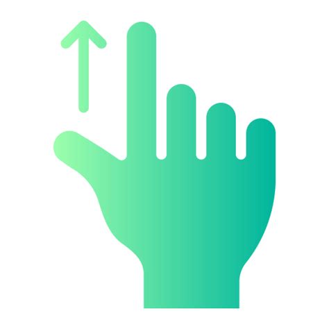 Muévase hacia arriba Iconos gratis de manos y gestos