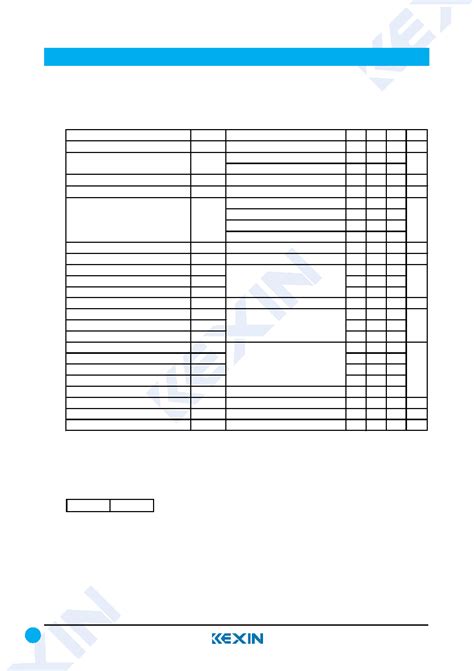 AO3401 datasheet(2/4 Pages) KEXIN | P-Channel Enhancement MOSFET