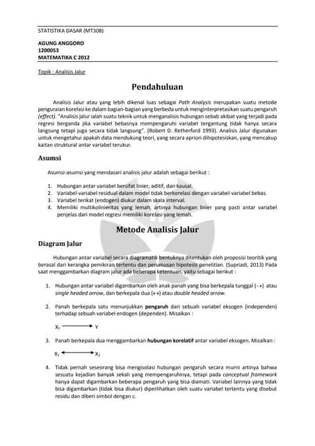 Analisis Jalur Pdf