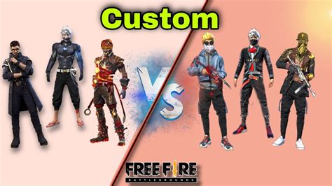 Custom Gameplay 3 Vs 3 Dark Raja Yt B Sharad V Garena Free Fire