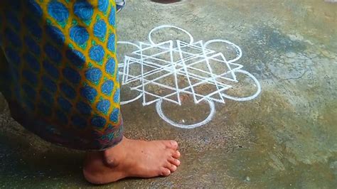 Chithurai 1 Padi Kolam Tamil New Year Rangoli Begginers Kolam