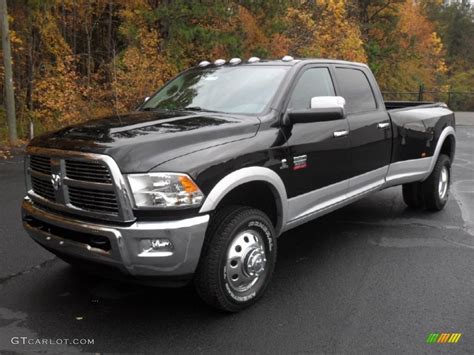 2012 Black Dodge Ram 3500 Hd Laramie Crew Cab 4x4 Dually 56348967