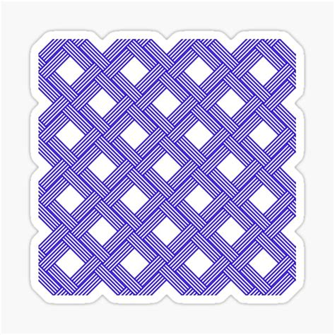 Pattern Checks Box Design Sticker By ScorpioMall Redbubble