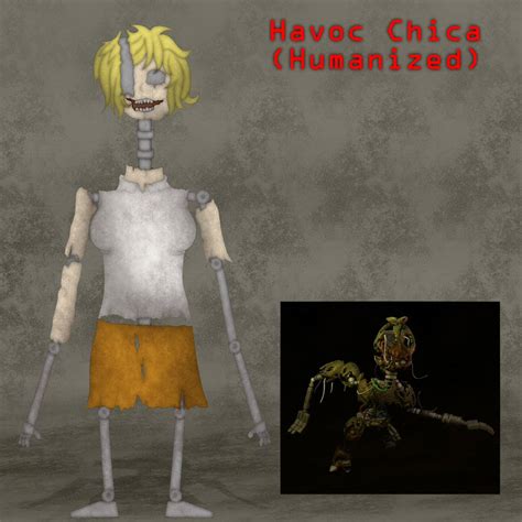Havoc Chica Humanized V2 By Marcosvargas On Deviantart