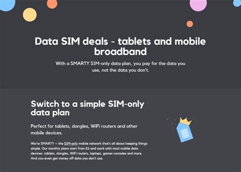 Smarty Unlimited Data Sim £16month Deal February 2025