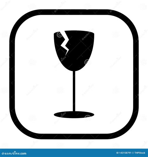 Fragile Symbol Vector Stock Vector Illustration Of Breakable 143158791