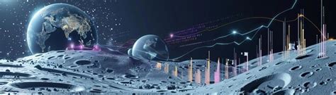 Graphic Of Abstract Vector Art Of Ai And Technology On A Lunar
