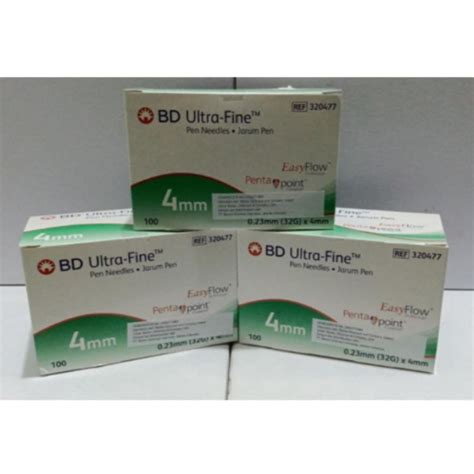 Jual Bd Pen Needle Ultra Fine 32g X 44mm1 Pcs Shopee Indonesia