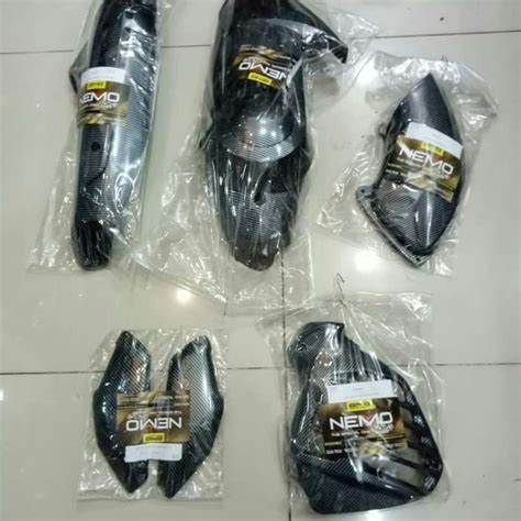 Promo Paketan Aksesoris Yamaha Nmax Merek Nemo Carbon 5 Macam Pnp