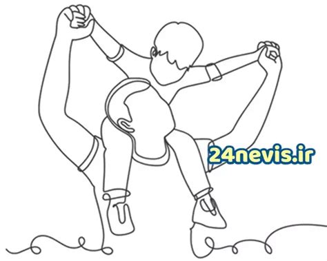 نقاشی روز پدر برای کلاس دوم و سوم و چهارم و کودکانه فیلم آموزش 24 نویس