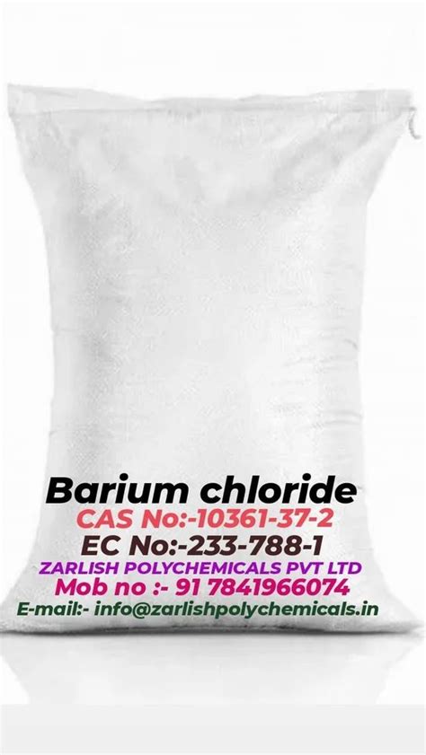 Barium Chloride At Best Price In Vasai By Zarlish Polychemicals Private
