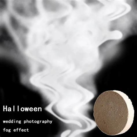 10 Pcsset White Smoke Pills Halloween Props Combustion Smog Cake