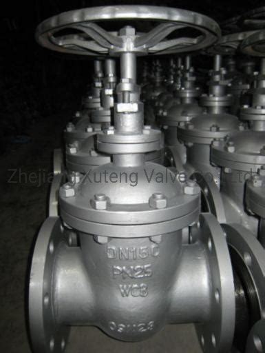 ANSI Flanged Class600 Wcb Body A216 Steel Gate Valve China DIN 3202