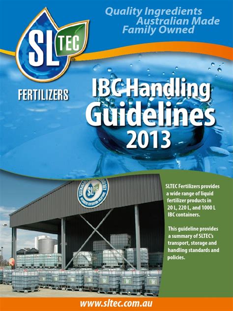 Ibc Handling Guideline Pdf Forklift Pallet