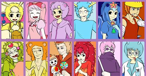 Htf ハピツリ擬人化 ゲッコーゲッコーのマンガ Pixiv