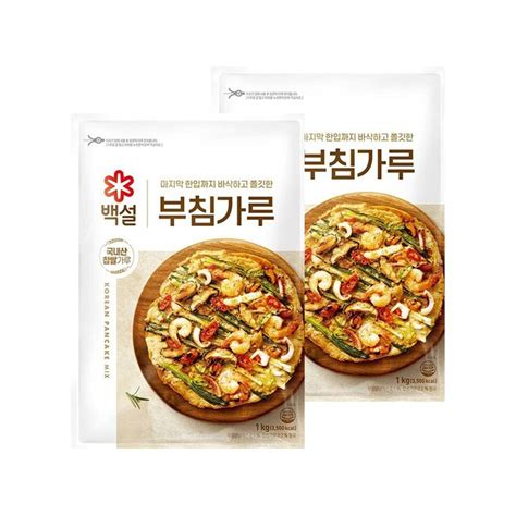 백설 부침가루 1kg X2개 홈플러스 택배배송