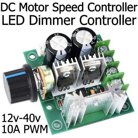 pwm dc motor speed 12v 40v 10a controller led dimmer module pulse width