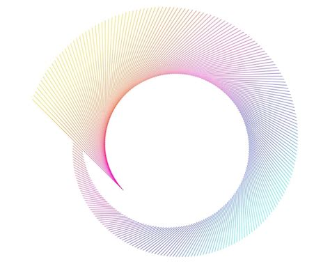 Premium Vector Abstract Spiral Rainbow Design Element On White Background Of Twist Lines